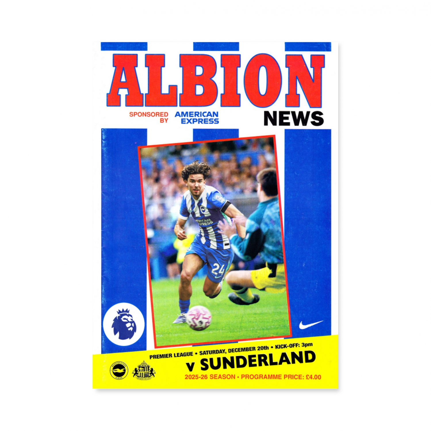 BHAFC vs Sunderland - Match Programme