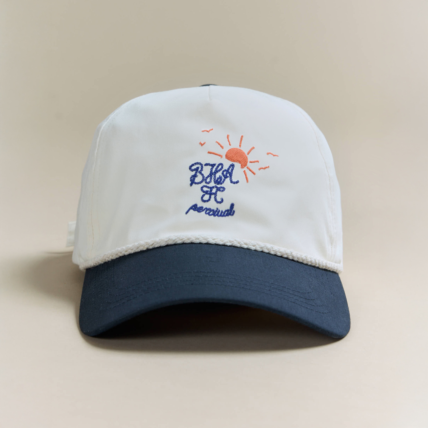 Trucker Cap | Brighton & Hove Albion F.C. x Percival | Cream Navy