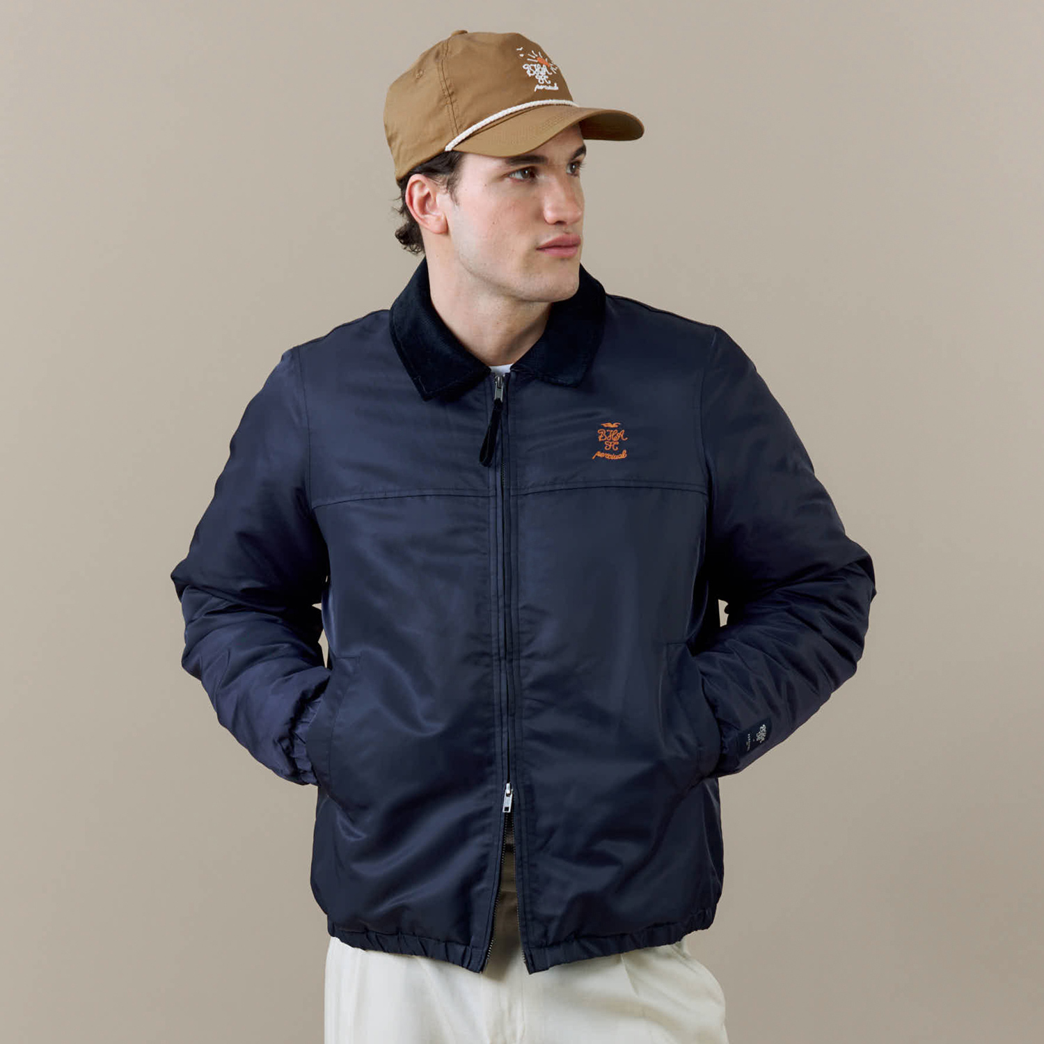 Coach Jacket | Brighton & Hove Albion F.C. x Percival | Navy